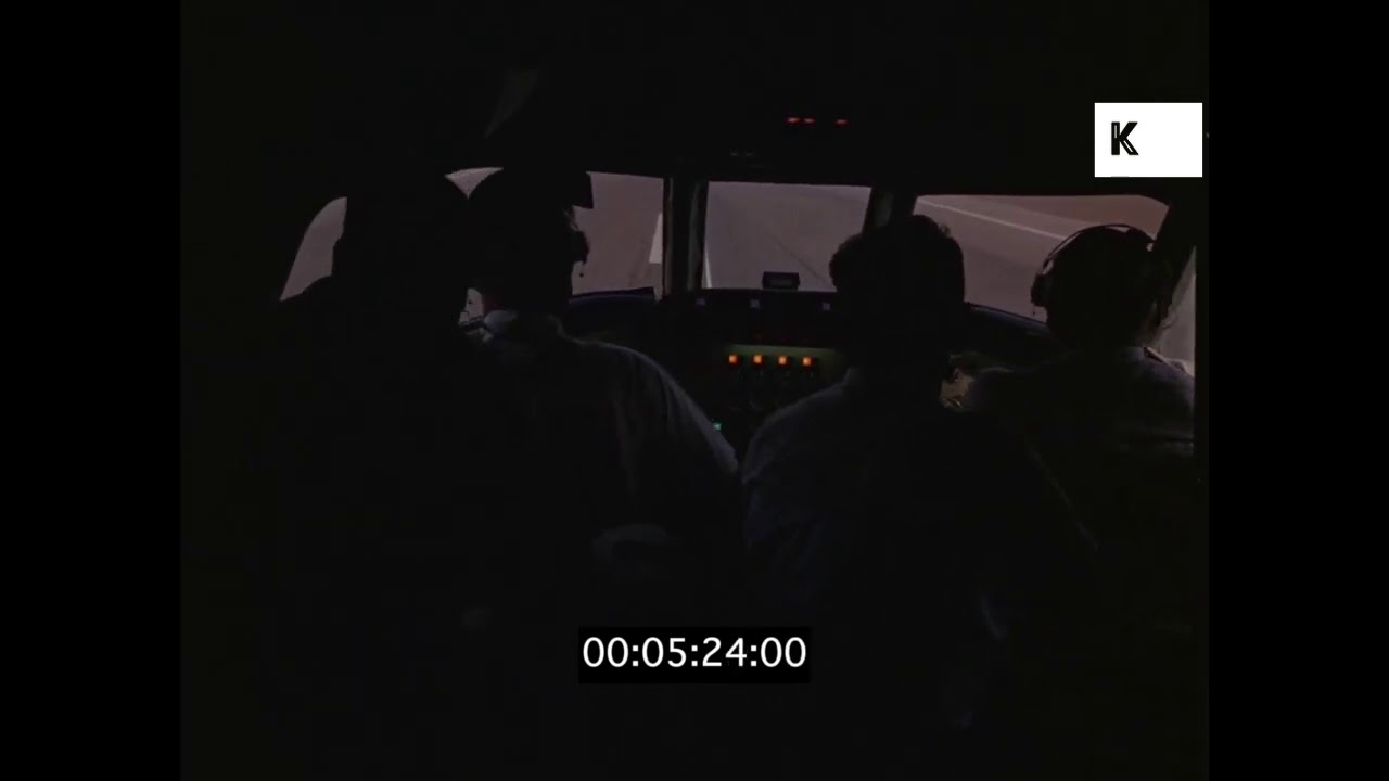 1960s, 1970s, Pilots In The Cockpit, Landing, 35mm - YouTube