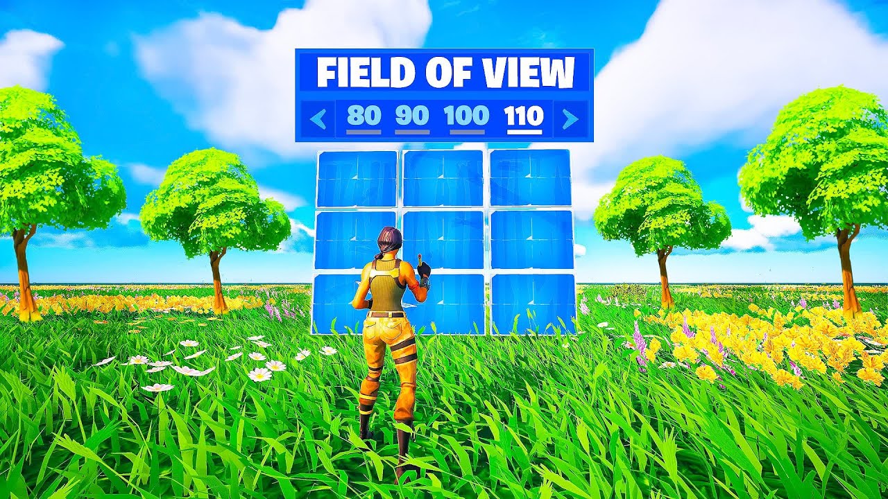 NEW fortnite FOV slider! FN Update! - YouTube