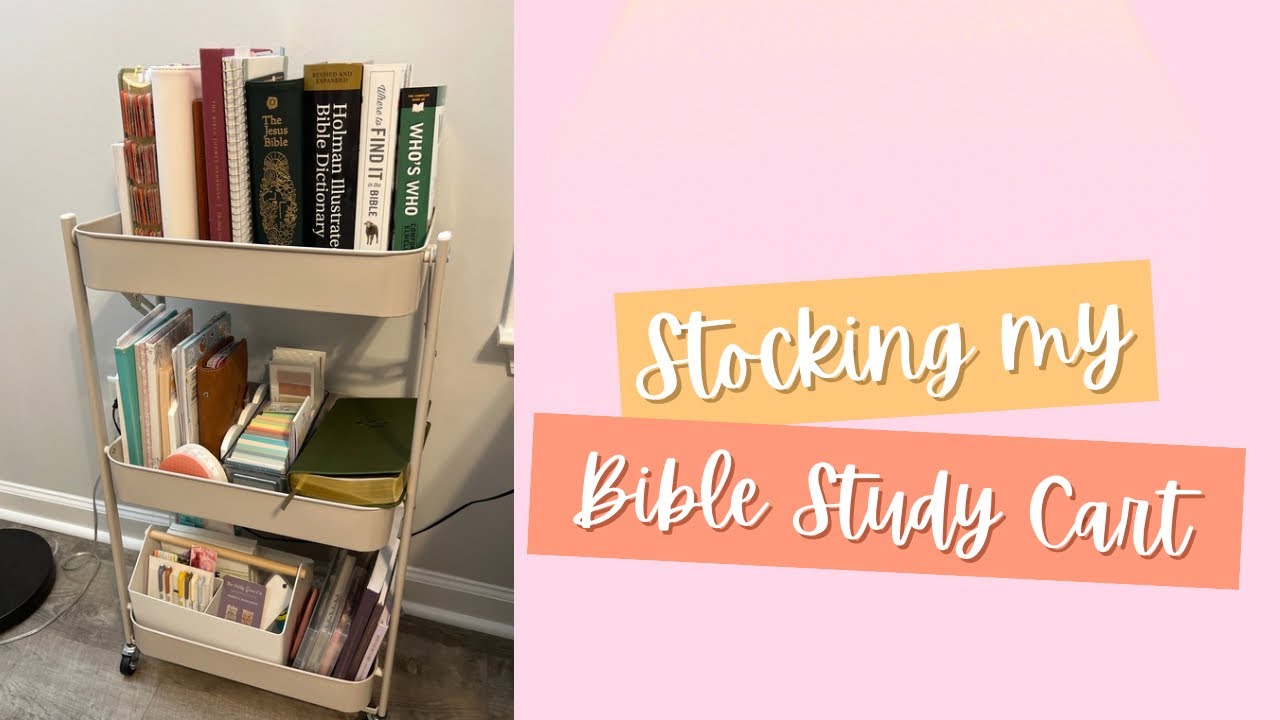 Stock my Bible Study Cart with me! - YouTube