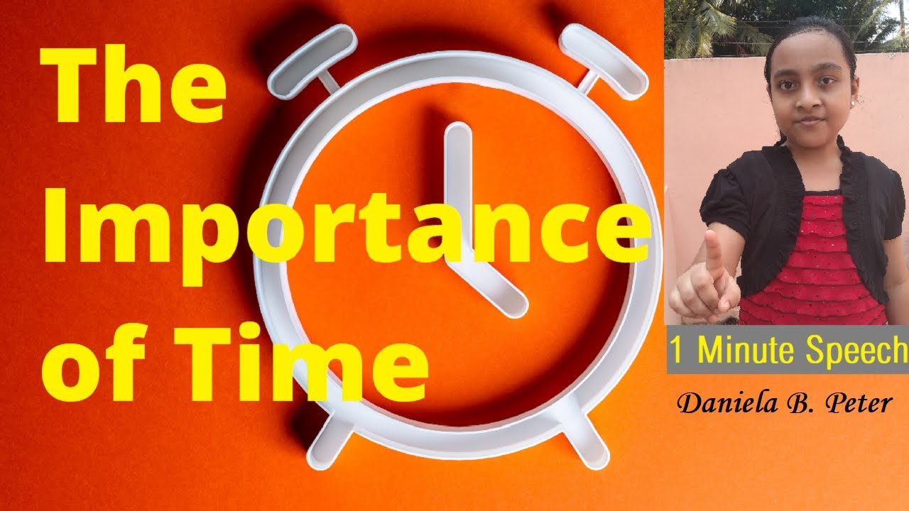 1 Minute Motivational Speech on the Importance of Time | Daniela B. Peter - YouTube