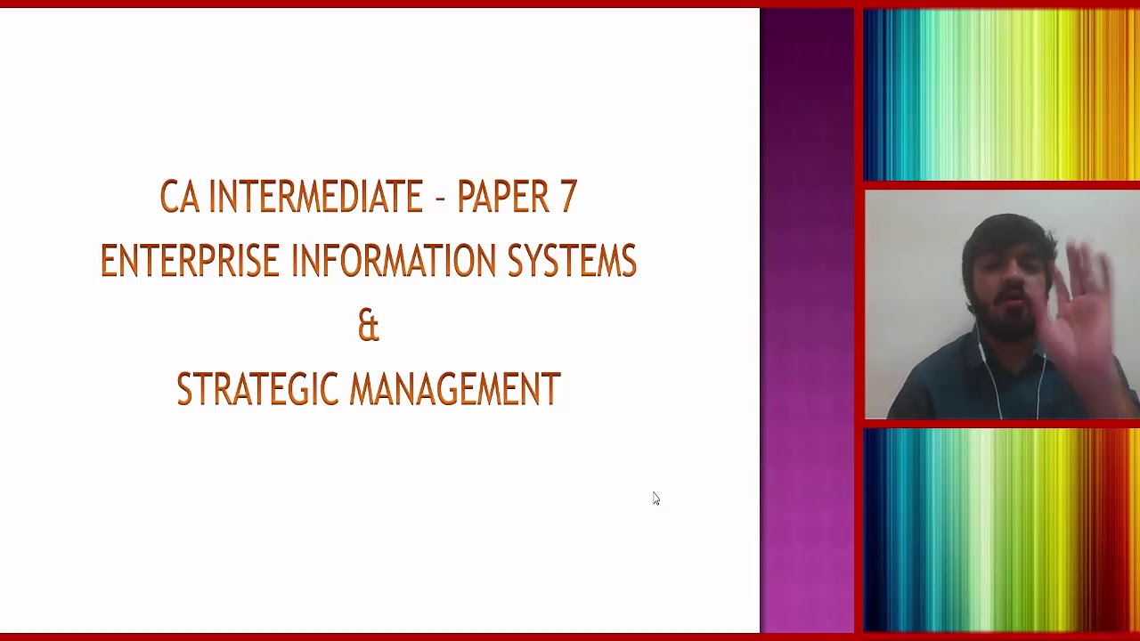 CA INTER EIS SM DAY - 1 PART - 1 - INTRODUCTION OF THE SUBJECT - IMP.SESSION - NEW RECORDING ...