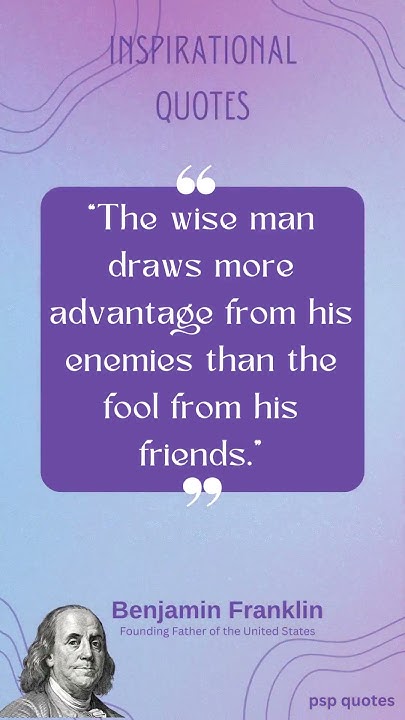 Benjamin Franklin Quotes #81 | Benjamin Franklin Life Quotes ...