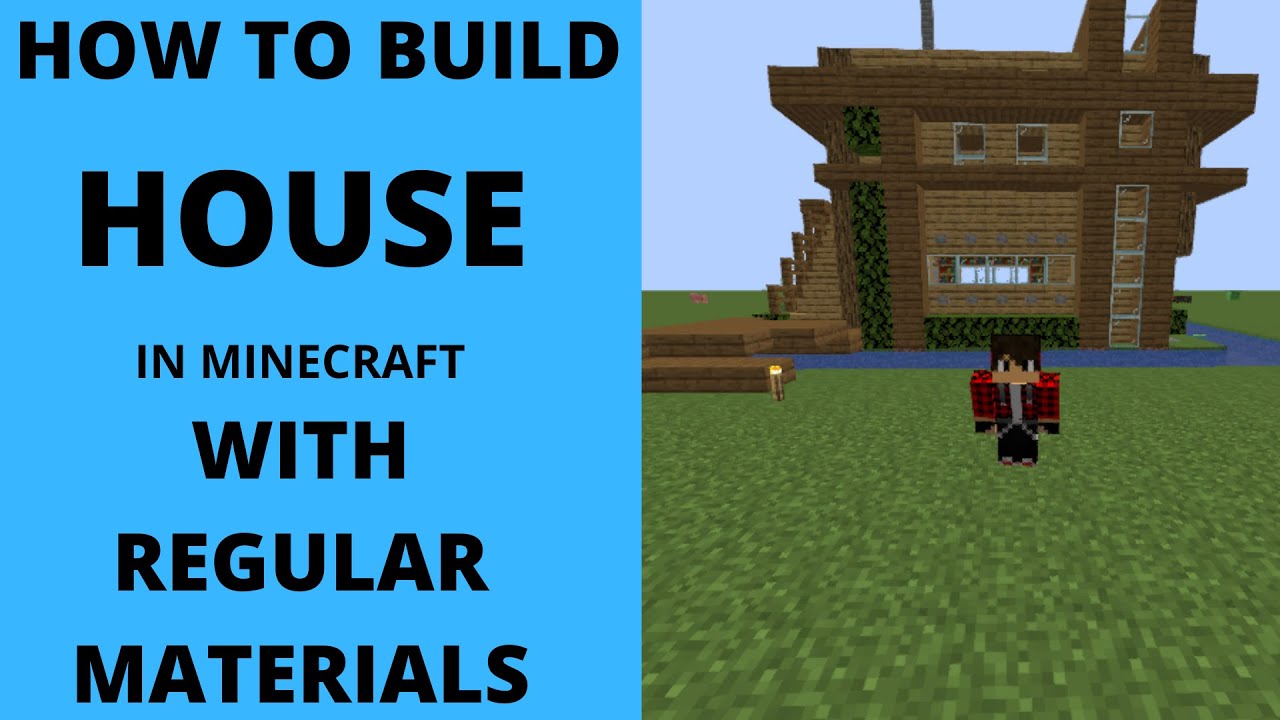 How: Minecraft House in 20 Easy Steps | King Coder - YouTube