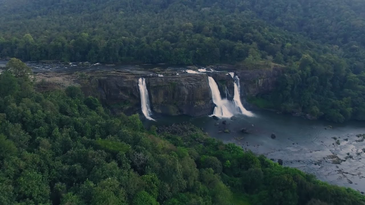 Athirappilly waterfall | Kerala Tourism | Chalakudi | Bahubali shooting ...