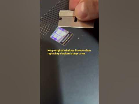 How to remove safely logos to keep genuine license - YouTube