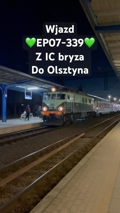 Wjazd💚EP07-339💚 z IC bryza do Olsztyna - YouTube