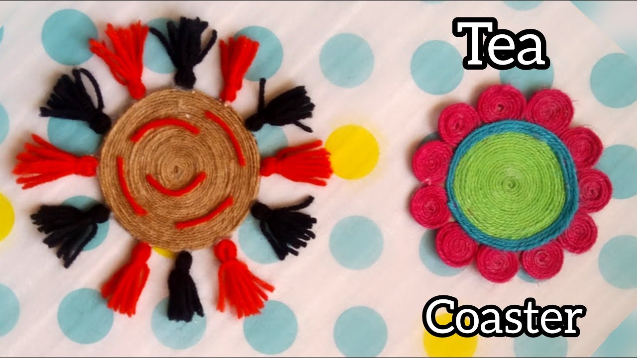 DIY Tea coaster - YouTube