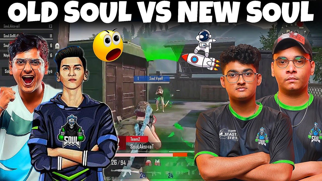 SOUL NEW TEAM VS OLD TEAM SOUL 4V4 TDM MATCH🚀 | GOBLIN AKSHAT MORTAL ...