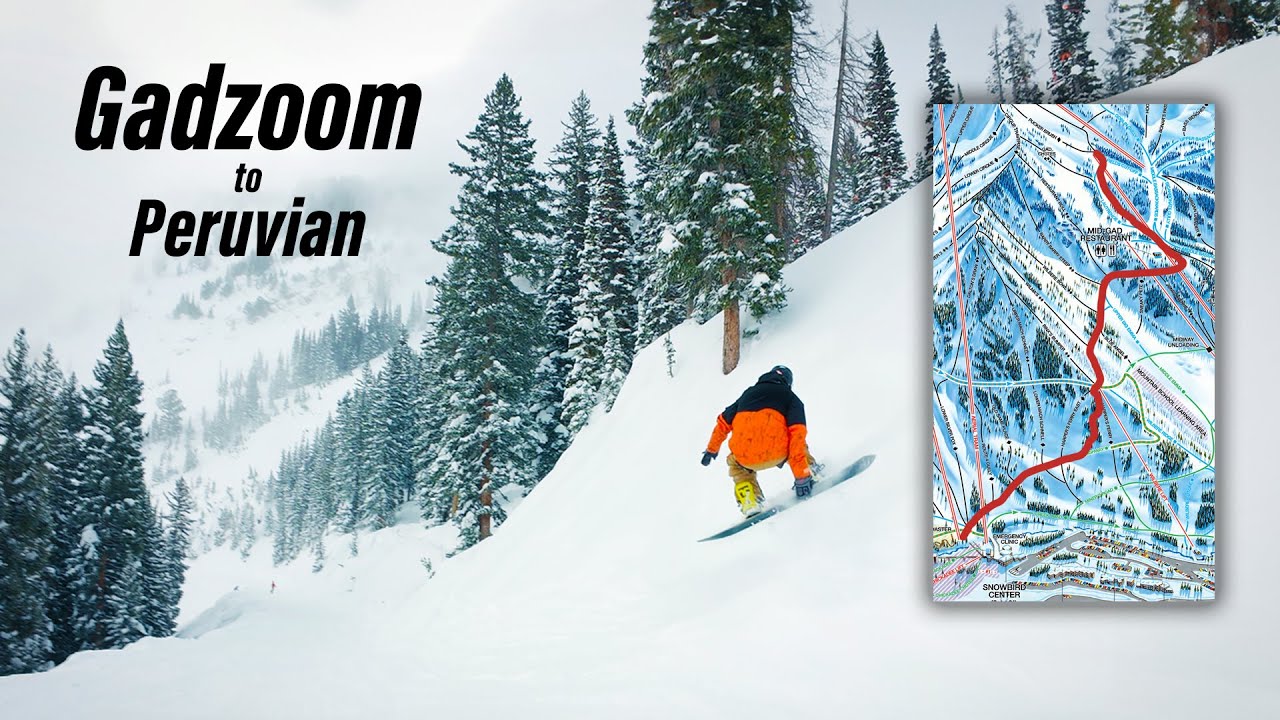 Top-To-BOTTOM Follow-Cam - Gadzoom to Peruvian at Snowbird - RAW AUDIO ...