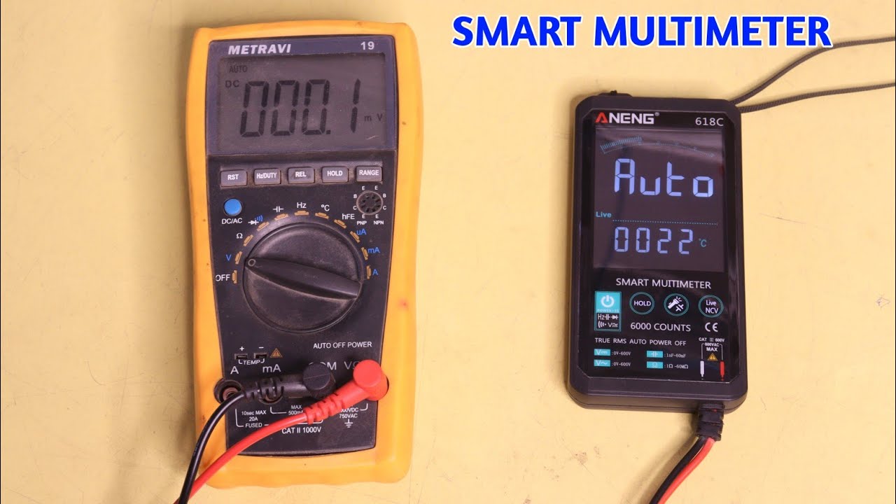 Digital Multimeter VS Smart Multimeter Benefits and Comparison - YouTube