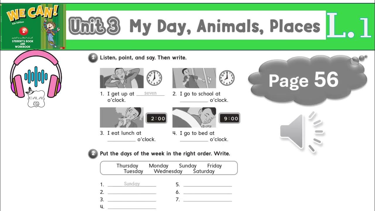 We can 2 Audio u3 L1 WB Talk time T3 - YouTube