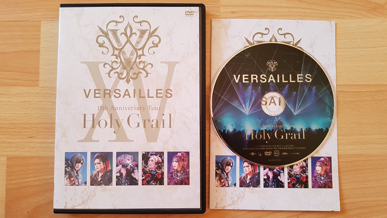 Versailles 15th Anniversary Tour -Holy Grail- Live DVD, Regular Edition ...
