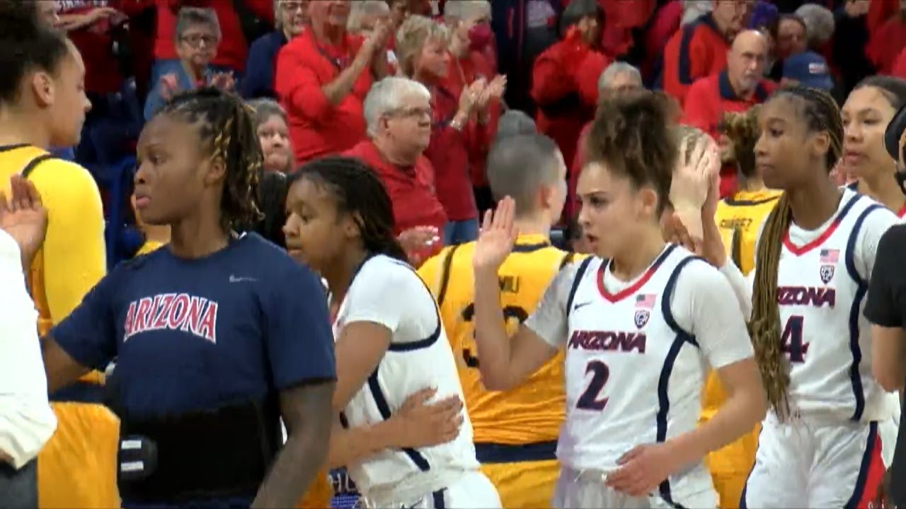Shorthanded Arizona women bounce back to beat Cal - YouTube