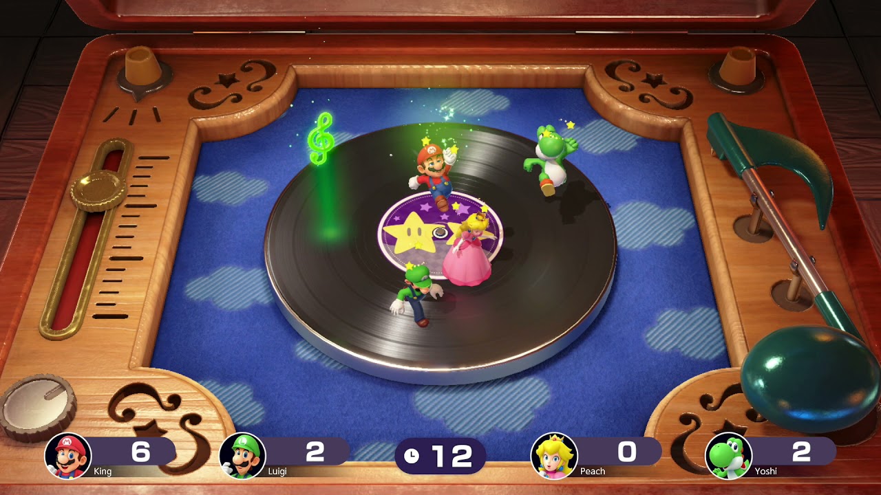 Dizzy Dancing - Mario vs Luigi vs Peach vs Yoshi | Mario Party ...