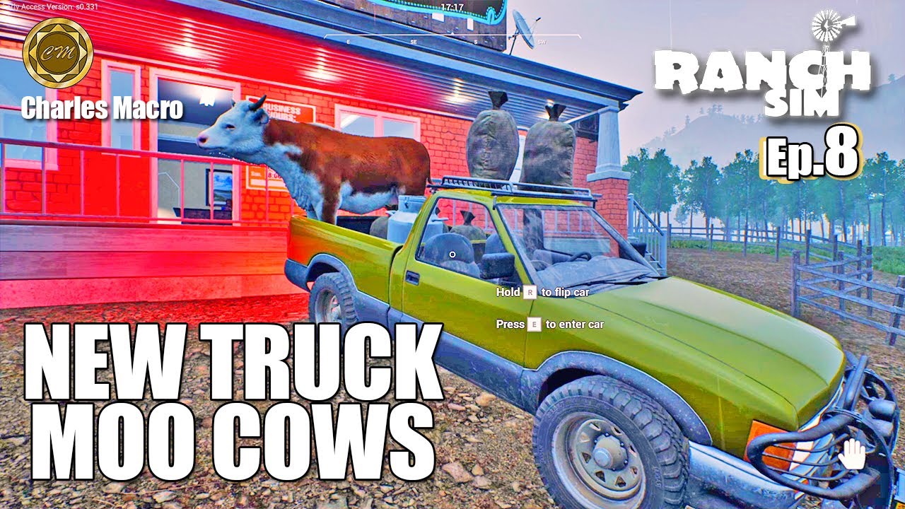 NEW TRUCK and MOO COW MILKERY | RANCH SIMULATOR | Ep. 8 - YouTube