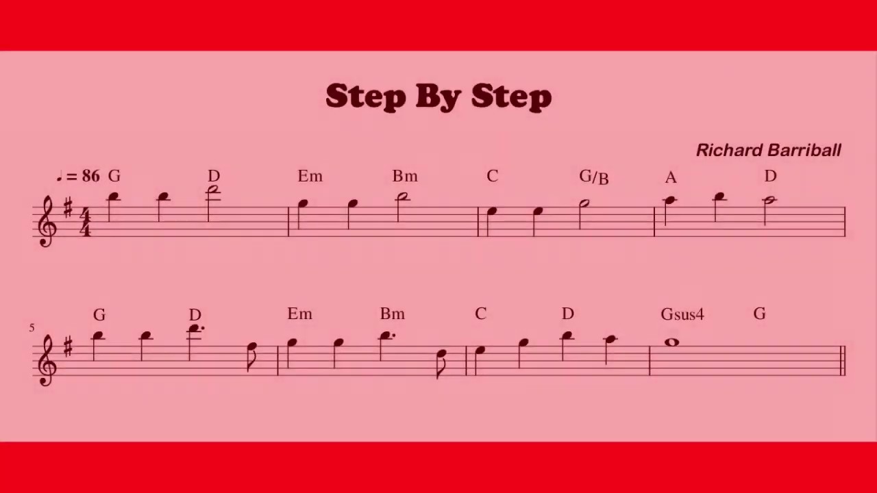 Step By Step - Richard Barriball - YouTube