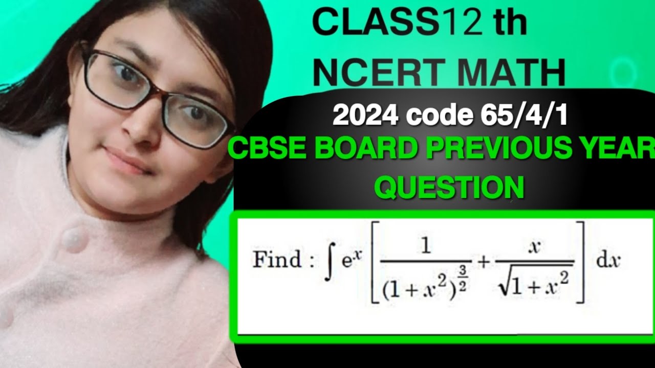 𝗖𝗕𝗦𝗘 𝗕𝗢𝗔𝗥𝗗 𝗣𝗥𝗘𝗩𝗜𝗢𝗨𝗦 𝗬𝗘𝗔𝗥 𝗤𝗨𝗘𝗦𝗧𝗜𝗢𝗡 𝗖𝗟𝗔𝗦𝗦 12 𝘁𝗵 𝗡𝗖𝗘𝗥𝗧 𝗠𝗔𝗧𝗛 |𝗜𝗠𝗣𝗢𝗥𝗧𝗔𝗡𝗧 ...
