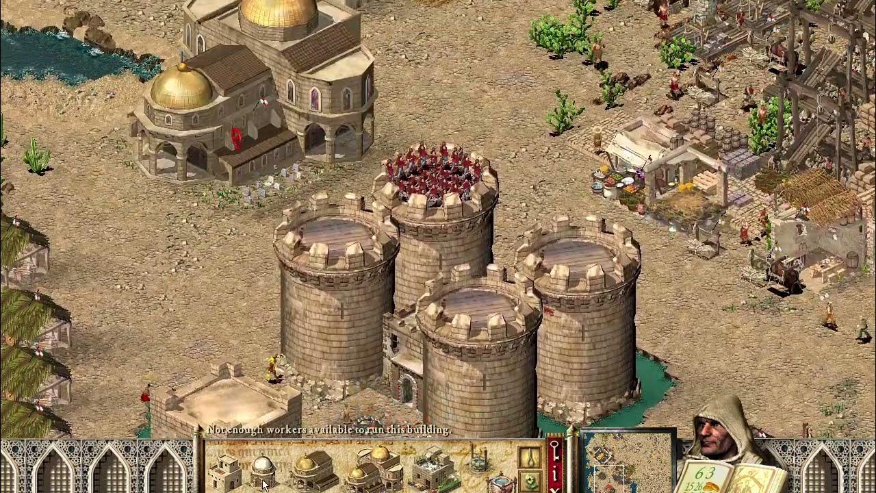 گیم پلی جنگ های صلیبی 1 Stronghold 1 Game Play Youtube