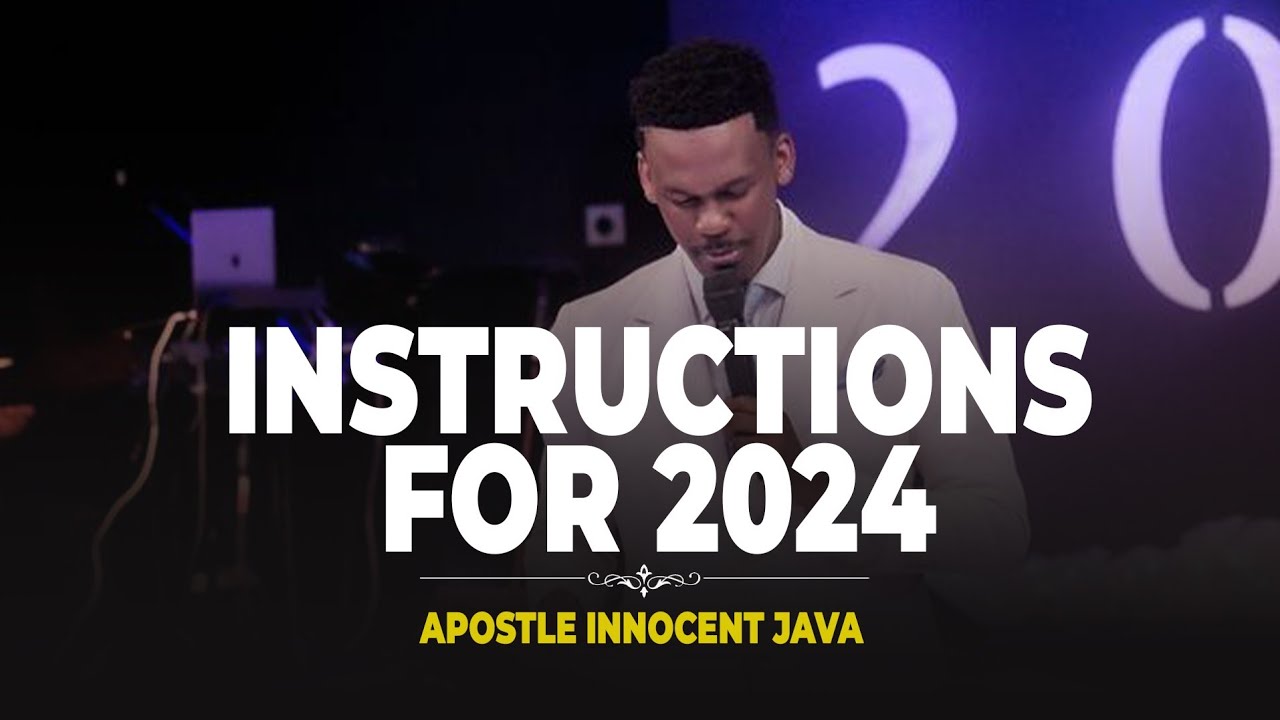 INSTRUCTIONS FOR 2024 || APOSTLE INNOCENT JAVA - YouTube
