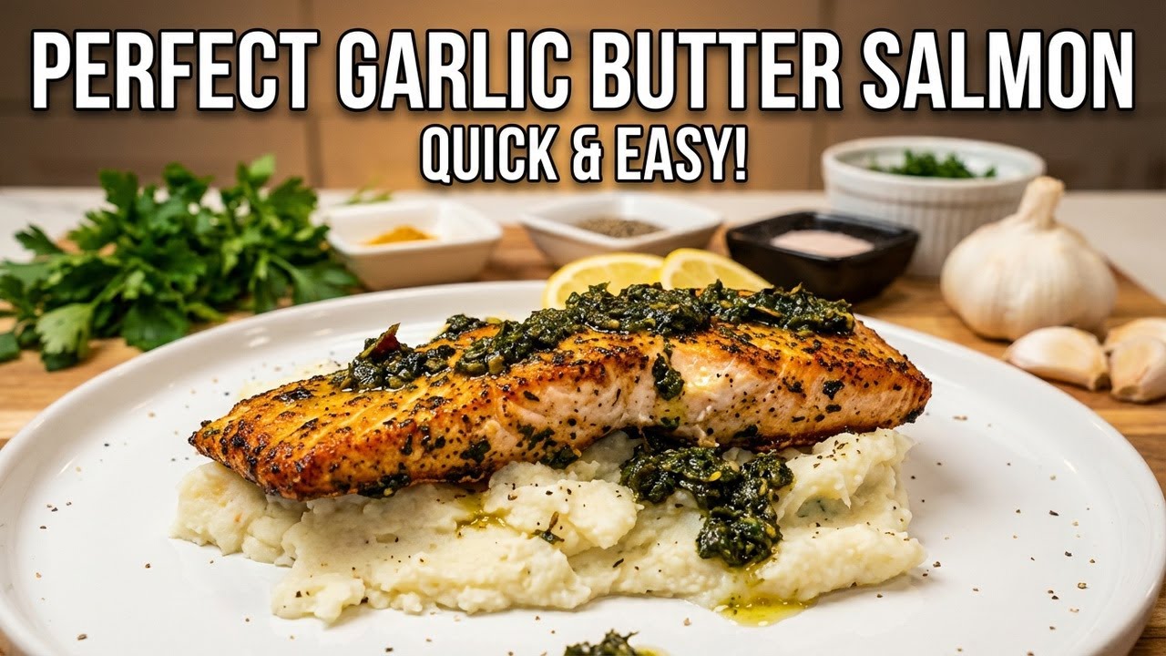 Lemon Garlic Butter Salmon: a unique recipe you must try! - YouTube