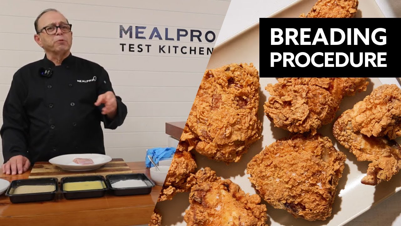 Standard Breading Procedure | How to Bread Chicken at Home | Breaded ...