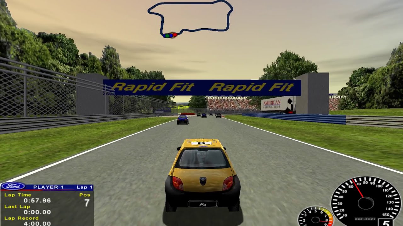 Ford Racing - Porównanie dwóch różnych wersji gry - YouTube