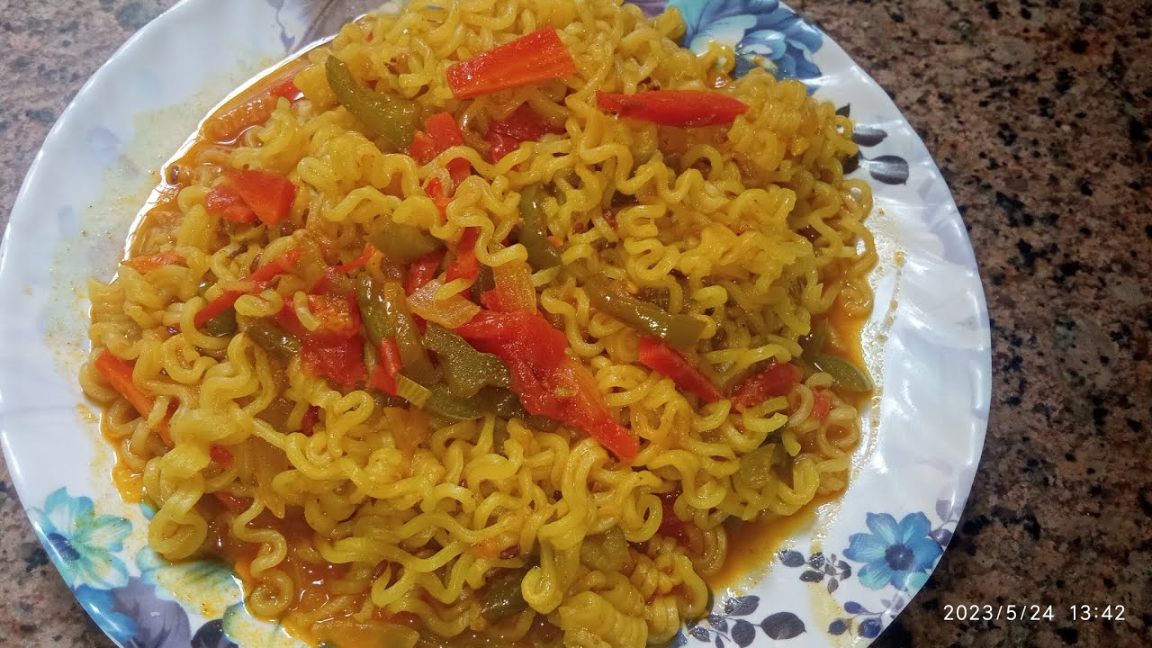 maggie masala recipe/how to make masala maggie - YouTube