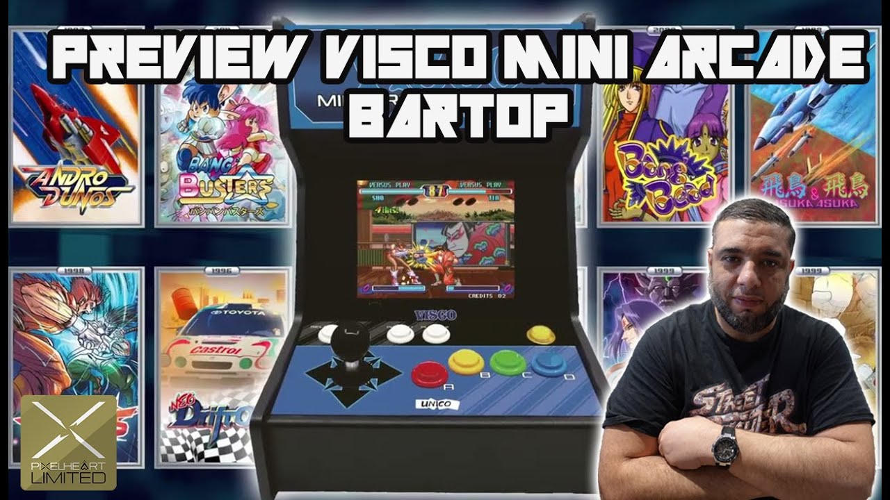 Preview Visco Mini Arcade Bartop par PixelHeart - YouTube