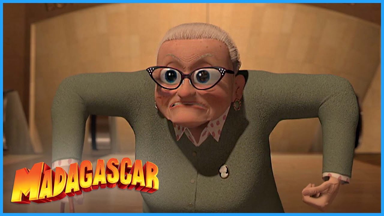The fastest Grandma | DreamWorks Madagascar - YouTube