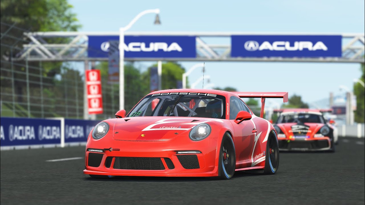 rFactor 2 - Toronto - Porsche 911 GT3 Cup - YouTube