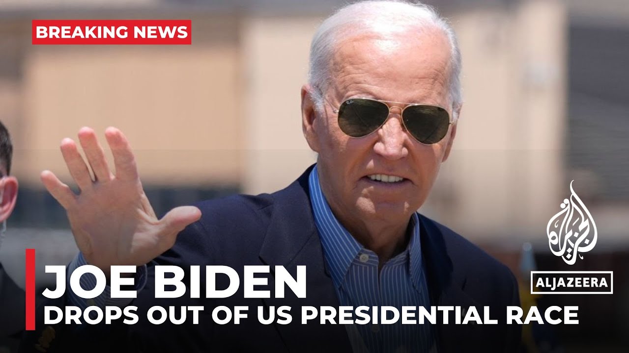 Biden steps aside: US President drops out of presidential race - YouTube