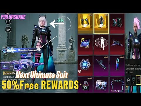 Next Ultimate Set P90 Upgrade Skin Devious Cybercat Luckyspin Free ...