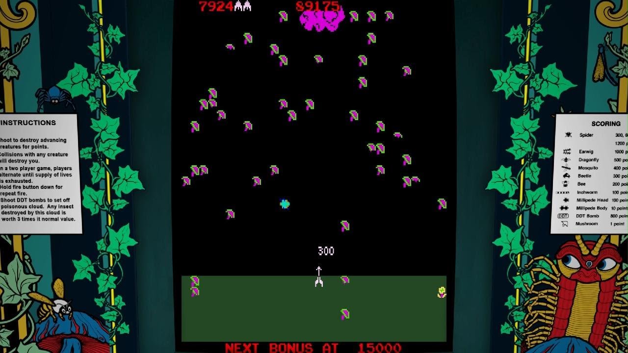 Millipede Arcade (Atari 50) 4 Minute Game (PlayStation 5) - YouTube