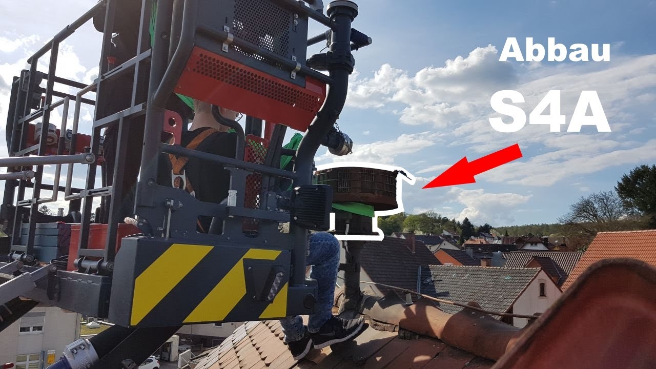 Abbau einer historischen Feuerwehrsirene | Elektror S4A - YouTube