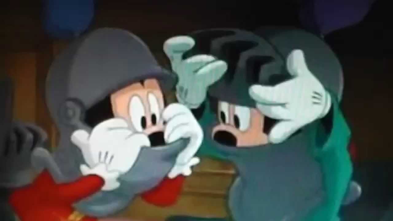 shadow meets 2 mickeys!?! - YouTube