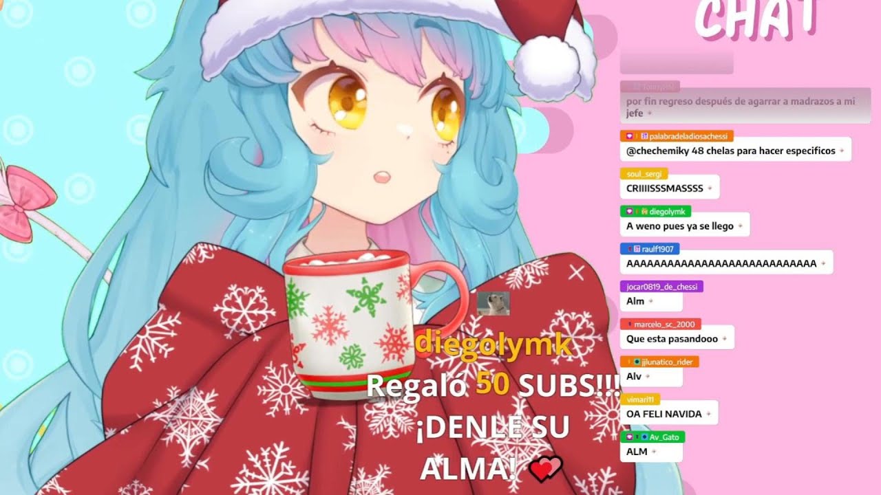 Santa vino a regalar subs // Stream de CHESSI VT - YouTube