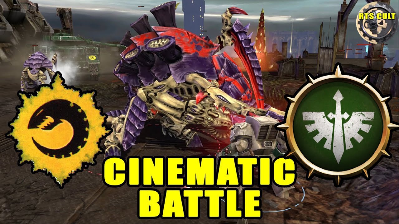 Dark Angels vs Tyranids 1v2 Showdown Against an Unstoppable Swarm – DoW 2 Codex Edition! - YouTube