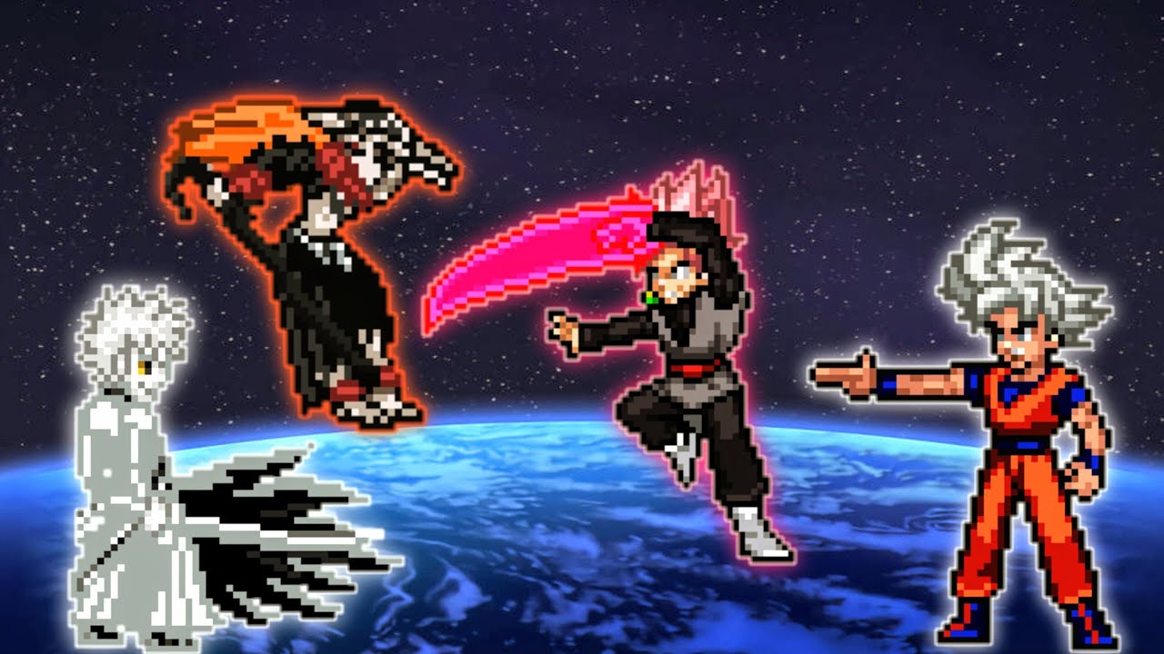 🔥Zangetsu V2 (All Form) & Ichigo V3(All Form) VS Goku DBS 3.5(All Form ...