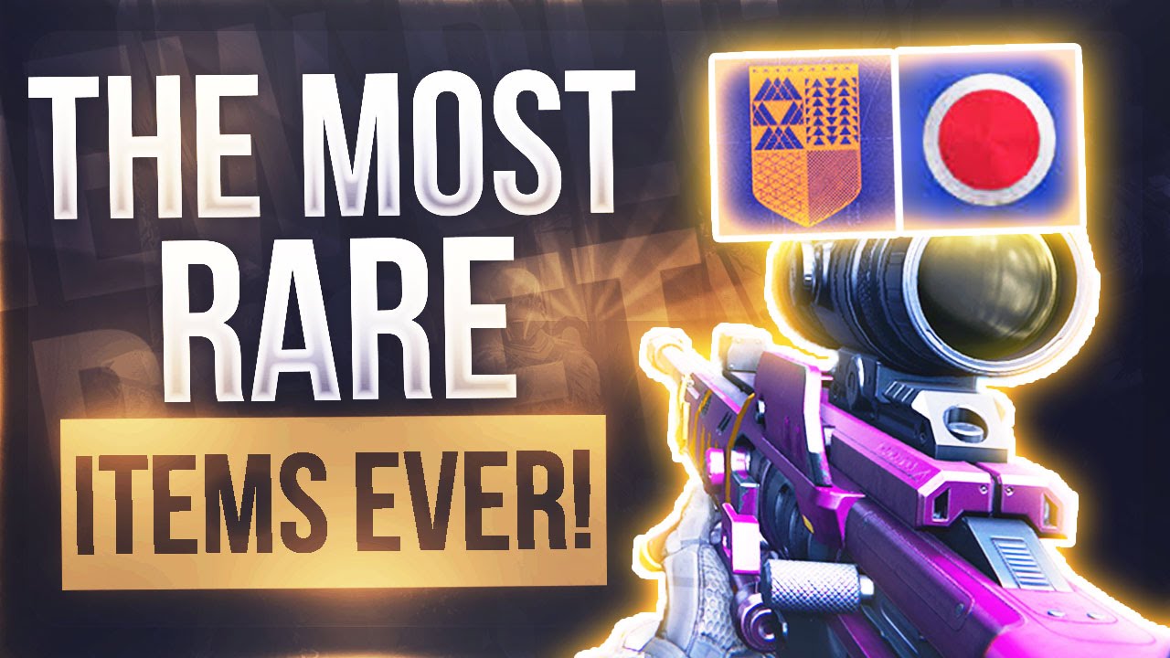 Destiny THE MOST RARE ITEMS IN DESTINY - Destiny Top Most Rare Items ...