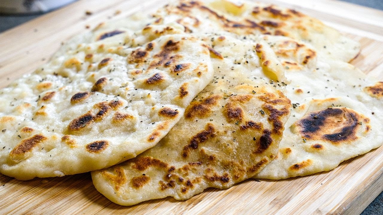 3 Ingredients FLATBREAD! Lock Down Bread Recipe! - YouTube