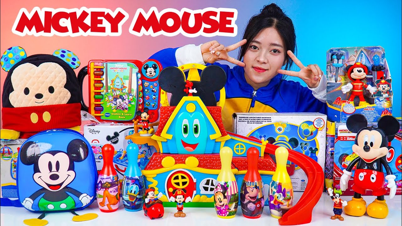 Satisfying with Unboxing Disney Mickey Mouse Magical World Playset ...