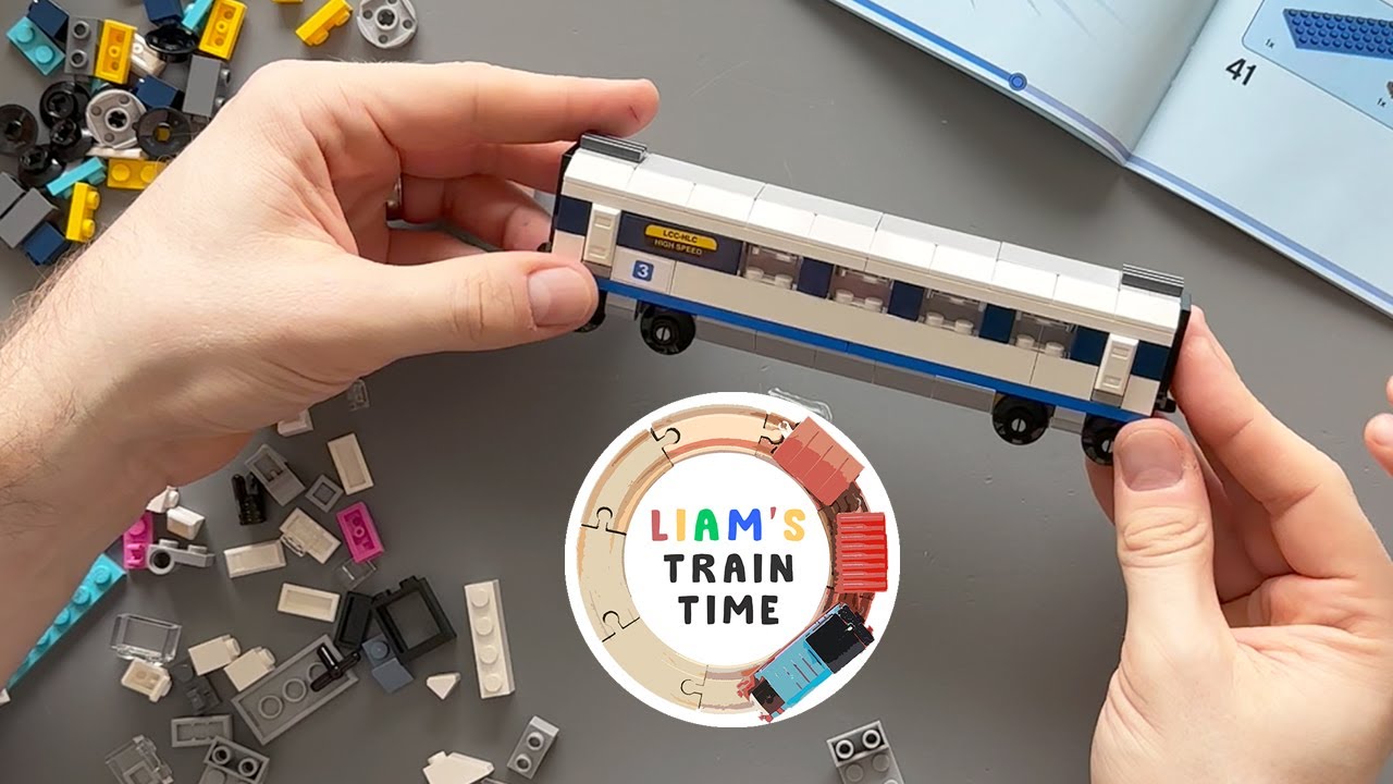 LEGO Creator 40518 High Speed Train Speed Build (Passenger Car | Part 1 ...