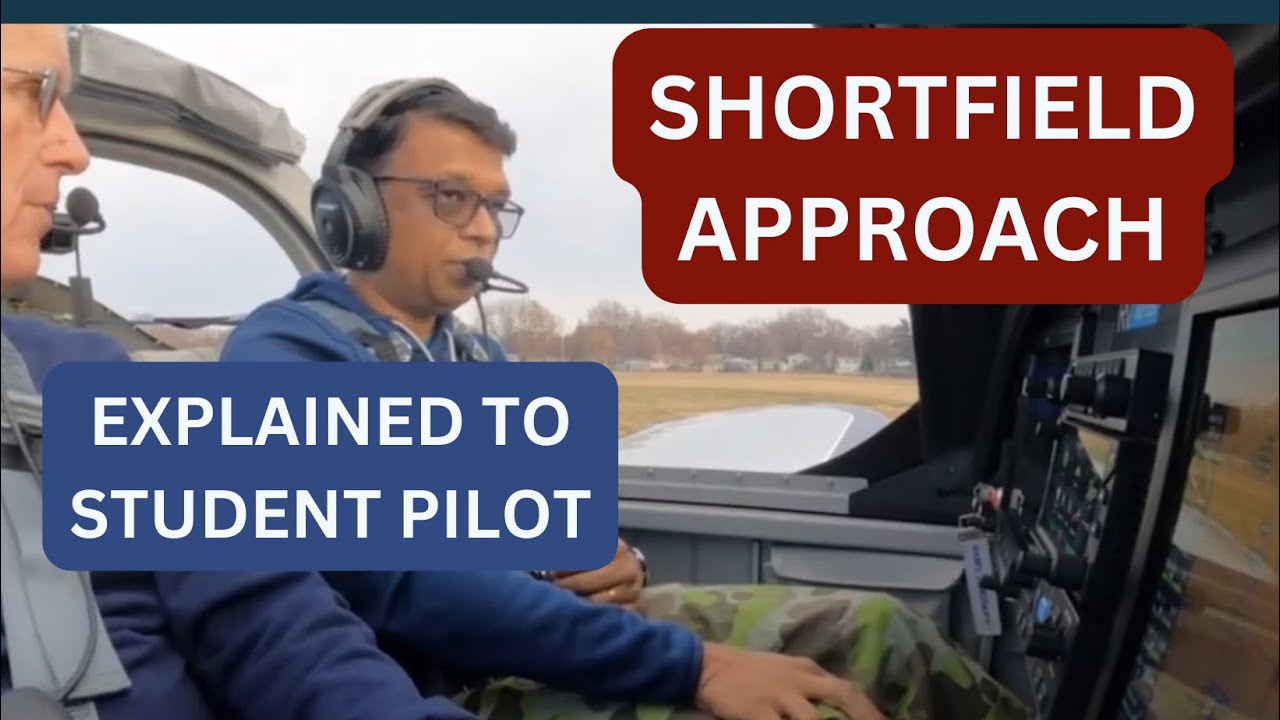 Short field approach explained to Student pilot - YouTube