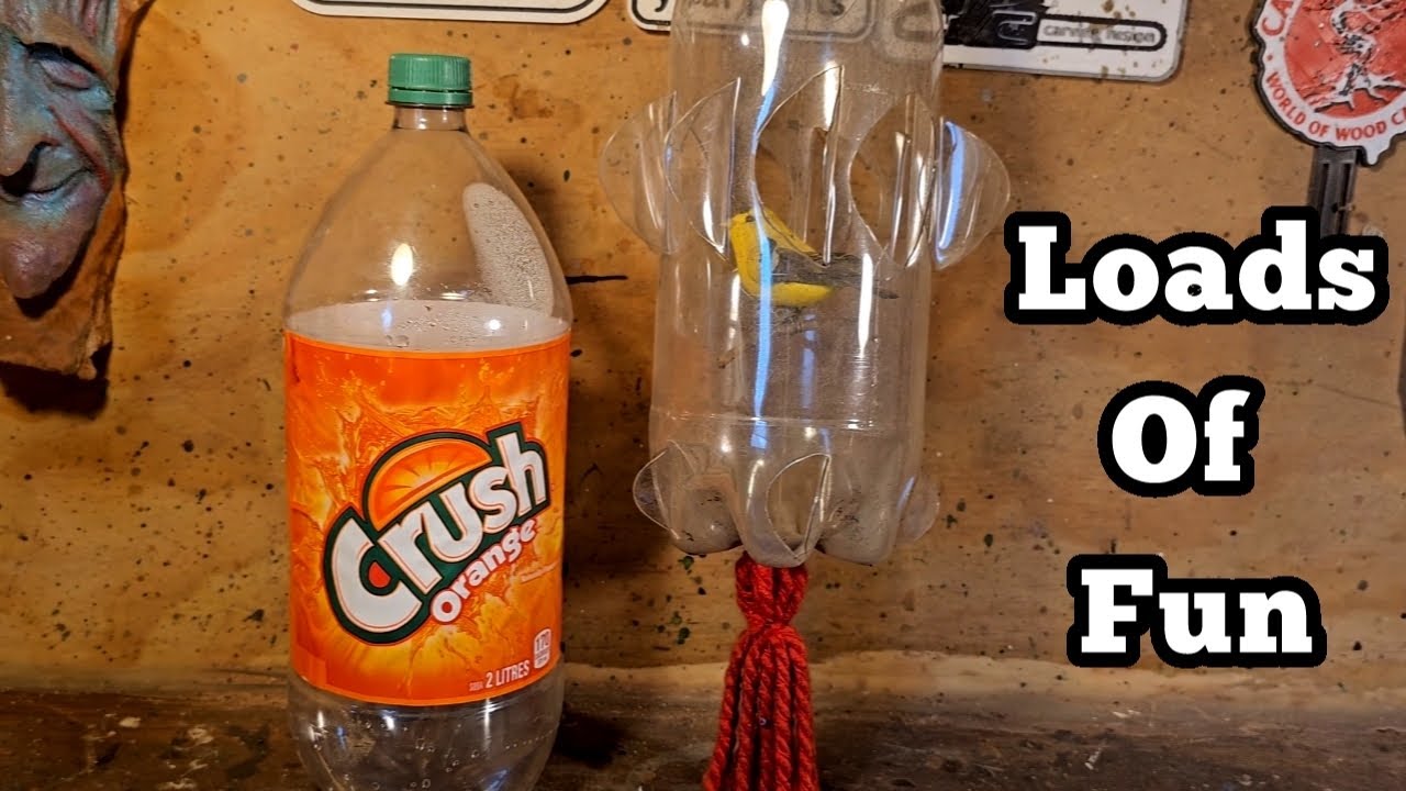 DIY - Make an easy 2 liter pop bottle wind spinner. Lots of fun for the ...