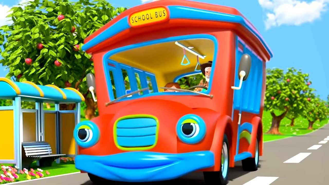 Wheels On The Bus, Nursery Rhymes and School Bus Songs for Kids Accordi ...
