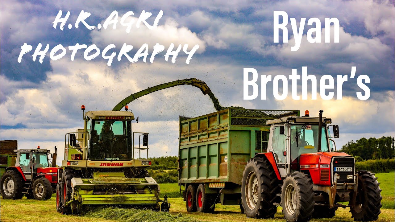 Ryan brother MASSEY 3870 and 3650 at SILAGE (2024) - YouTube