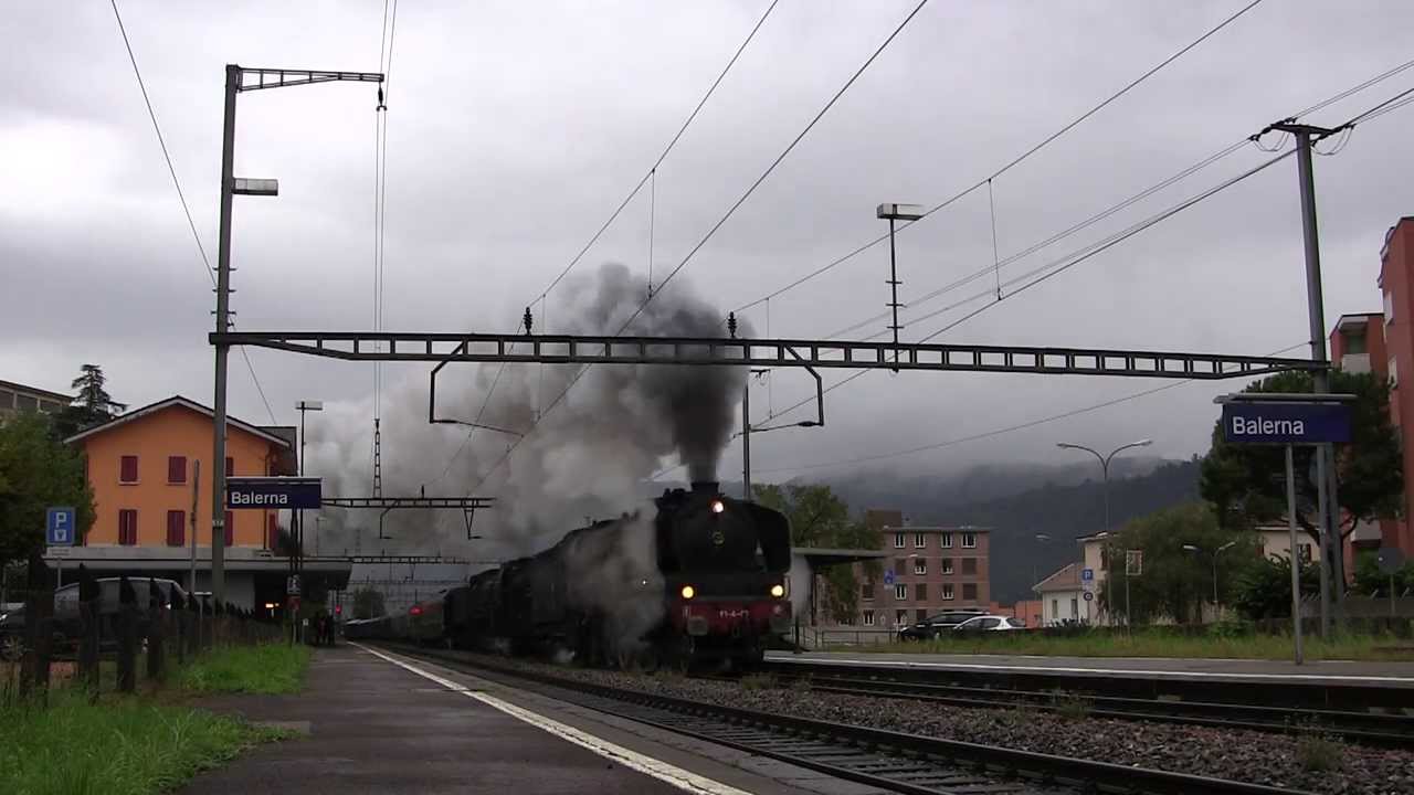 SNCF 241A65 + 241P17 a Balerna. - YouTube