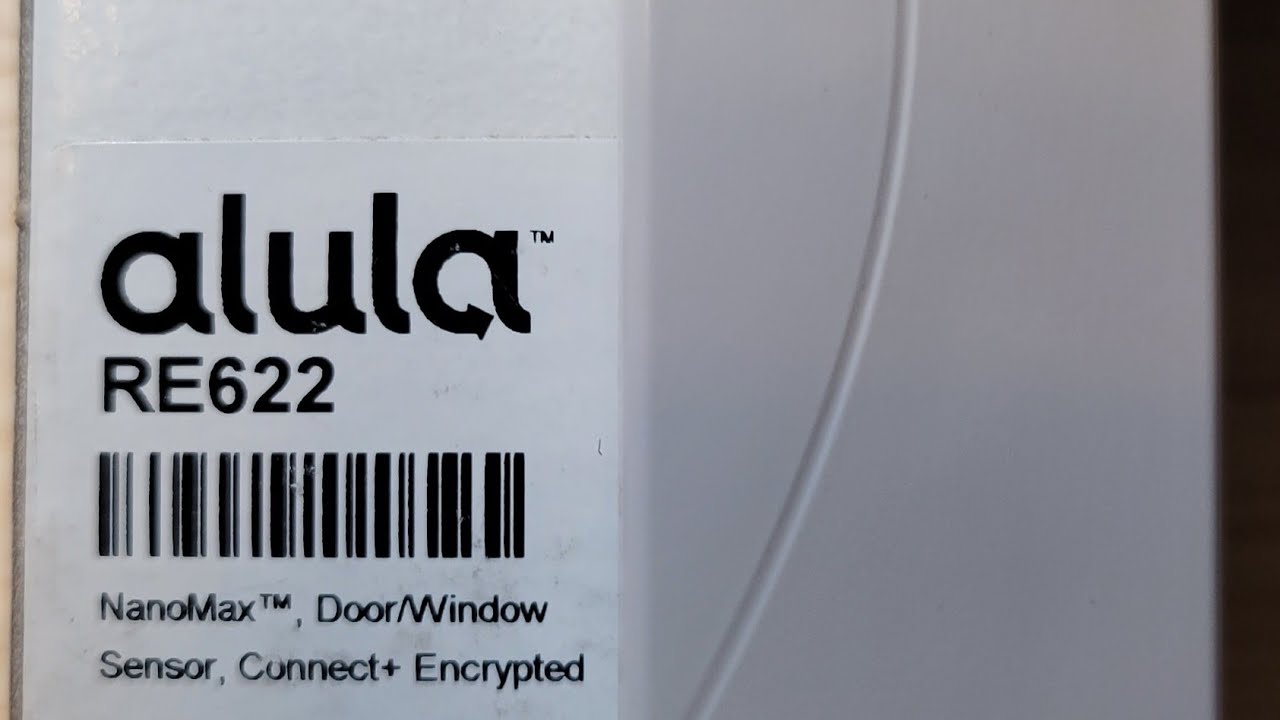 Alula Nano door window sensor battery replacement - YouTube