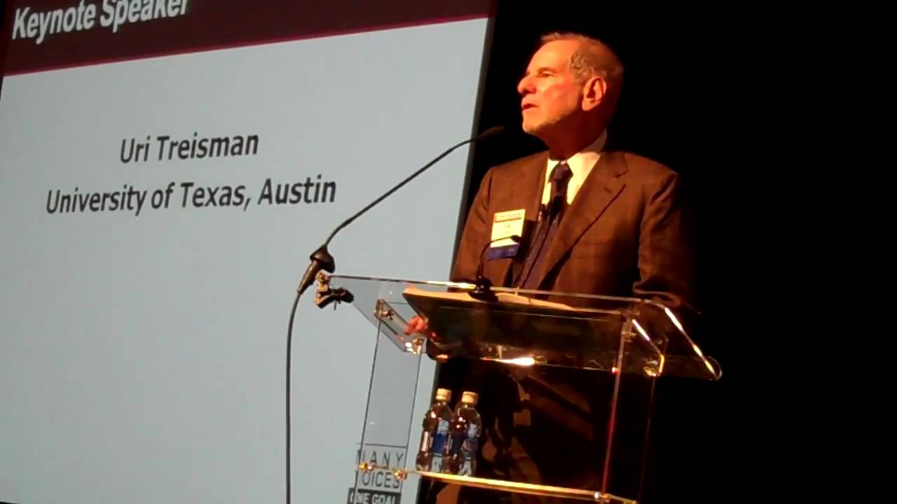 Video: Uri Treisman at "Many Voices, One Goal" conference (Part 1 ...