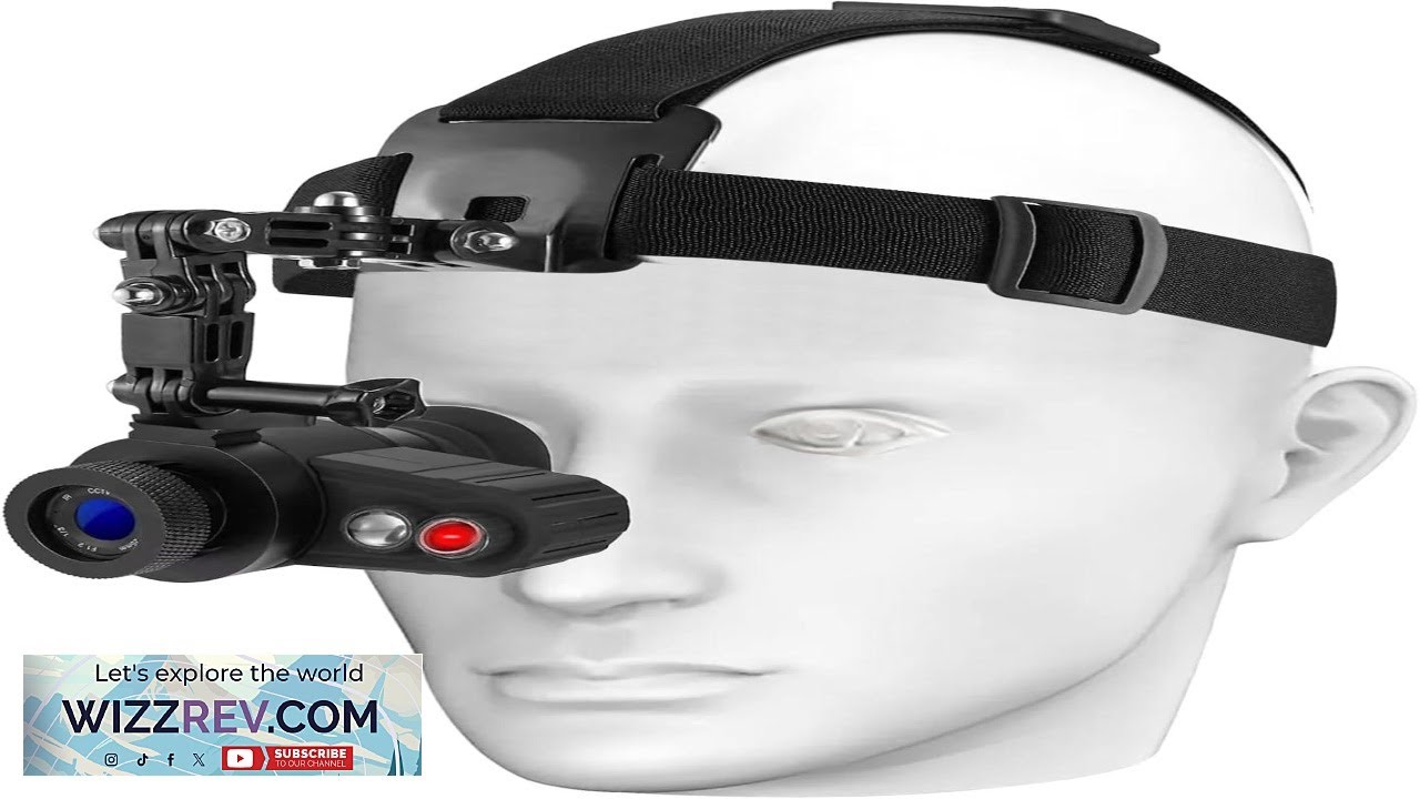 Head Mounted Night Vision Monocular Goggles with Elastic Head Strap ...